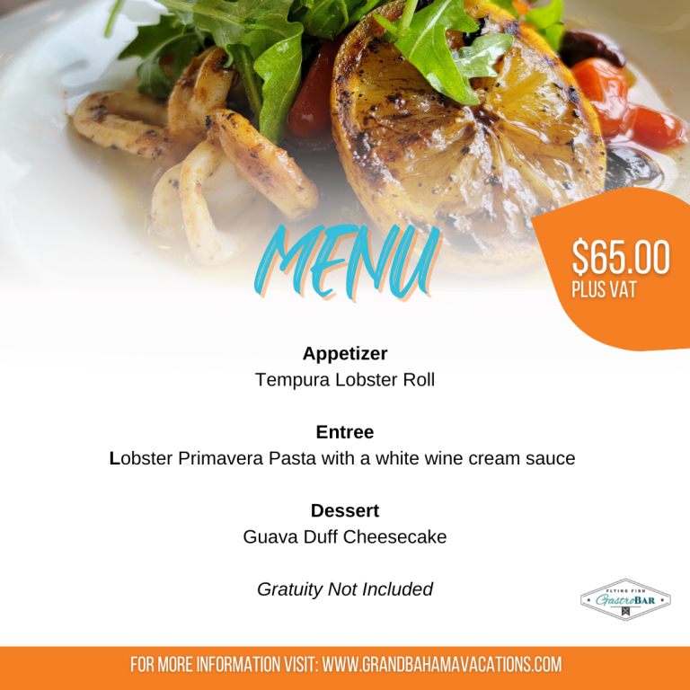 FLYING FISH GASTRO BAR | Grand Bahama Vacations